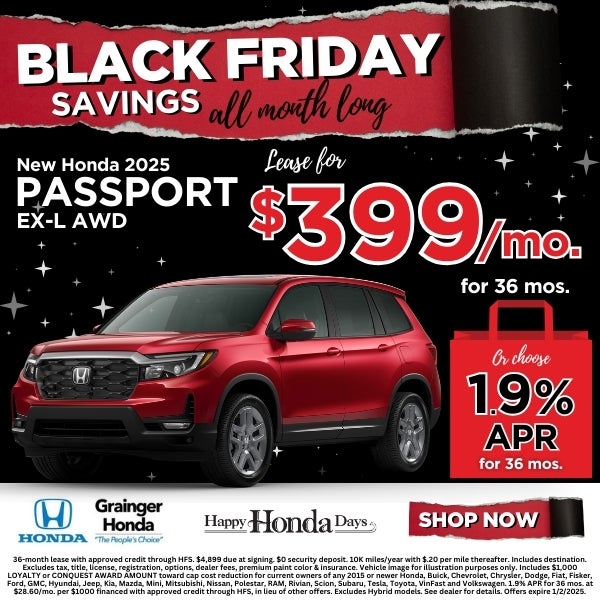 New 2025 Passport | Grainger Honda Specials Garden City, GA